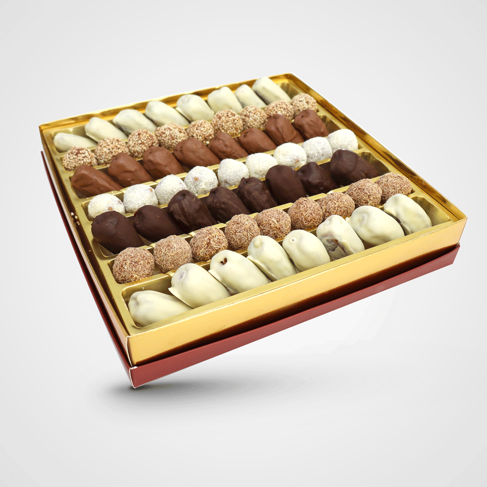 Mixed Dates Covered with Luxurious Chocolate – Ardal Hijra